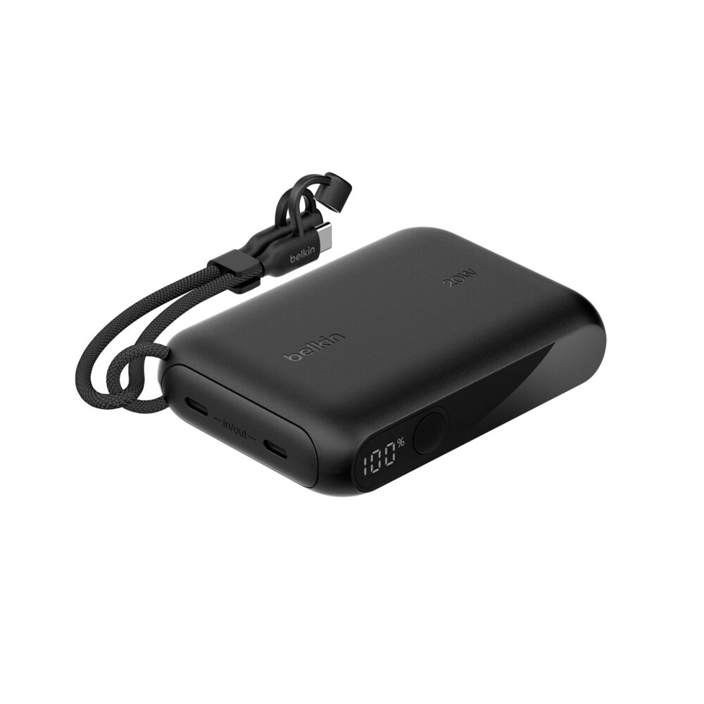 Portable Power Bank with Detachable Cable 10K | Belkin CA