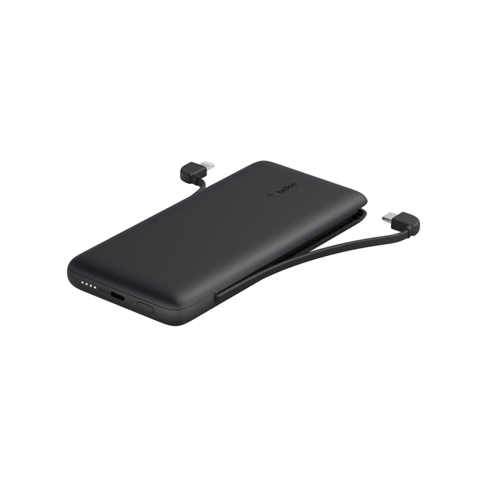 10K USB-C PD Power Bank with Integrated Cables | Belkin | Belkin US