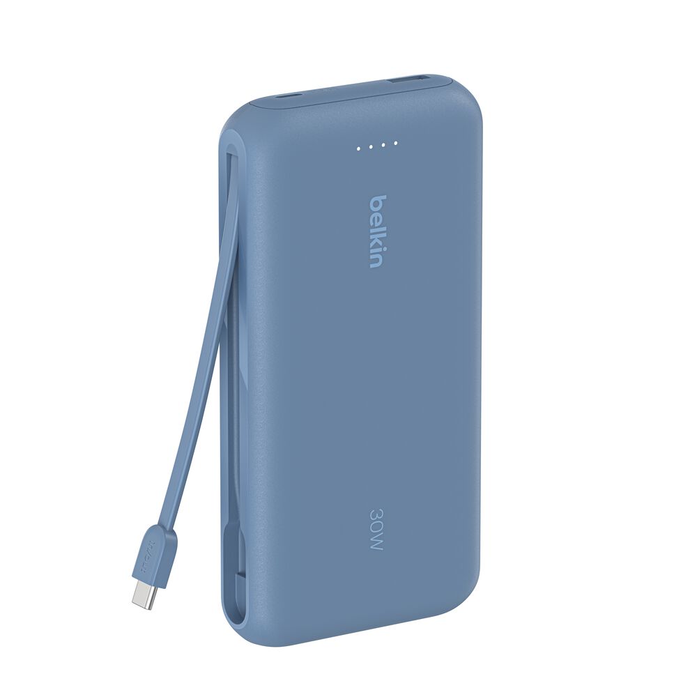 Portable Power Bank with Integrated Cable 10K and 20K | Belkin UK