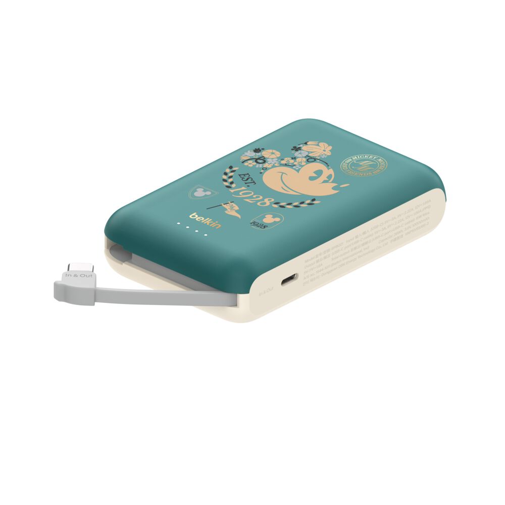 Portable Power Bank with Integrated Cable 10K (Disney Collection ...