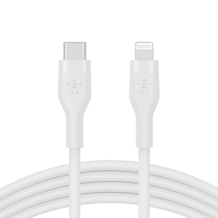 Câble en silicone USB-C vers Lightning doux au toucher | Belkin | Belkin FR