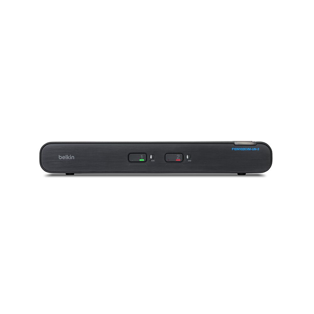 Belkin Universal Secure KVM Switch, 2 Port, Single Head | Belkin ID