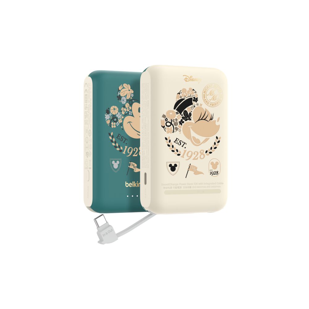 Portable Power Bank with Integrated Cable 10K (Disney Collection ...