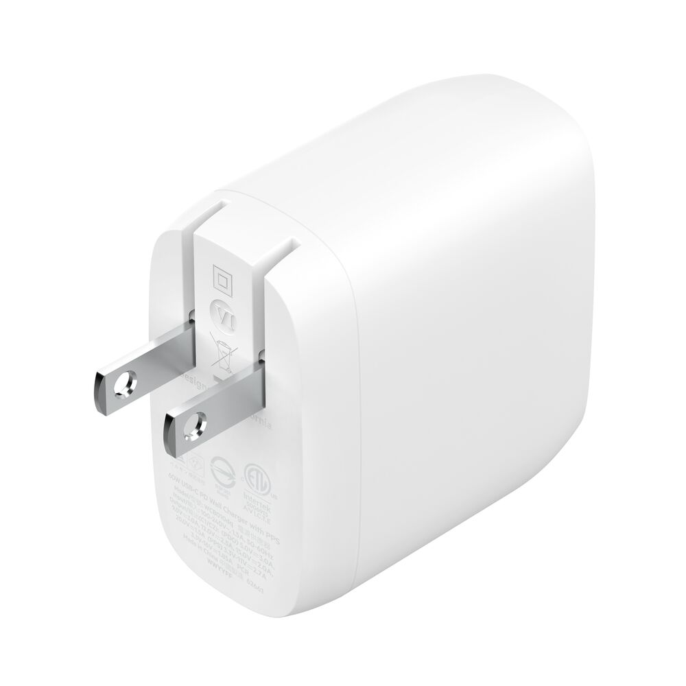 Dual USB-C Wall Charger with PPS 60W | Belkin US