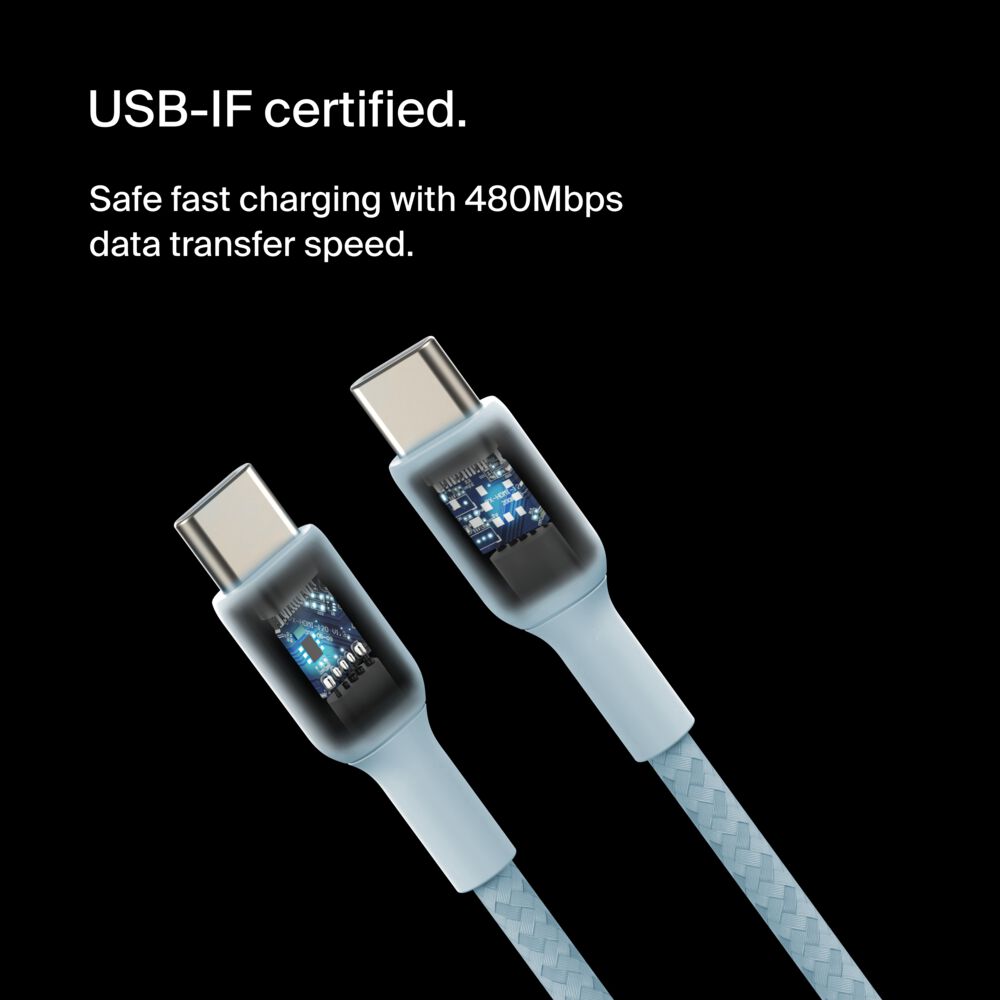 Braided USB-C to USB-C Cable (1m) | Belkin | Belkin US