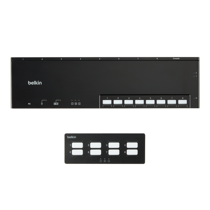 8-Port Single-Head Modular Secure KVM Switch Base Unit PP 4.0 w/ Remote ...