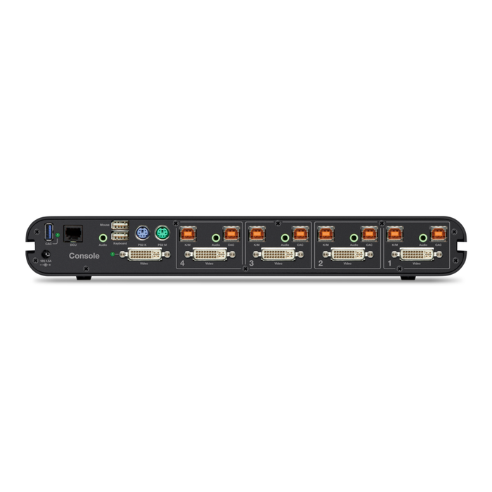 Belkin Secure DVI-I KVM Switch, 4-Port with CAC | Belkin ID