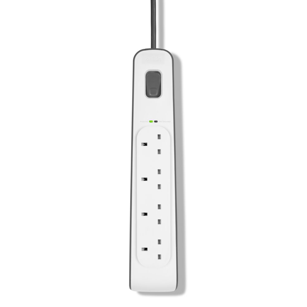 4-outlet Surge Protection Strip with 2M Power Cord | Belkin HK