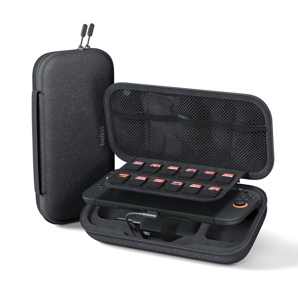 Pochette de rangement avec batterie externe pour Nintendo Switch 2 ...