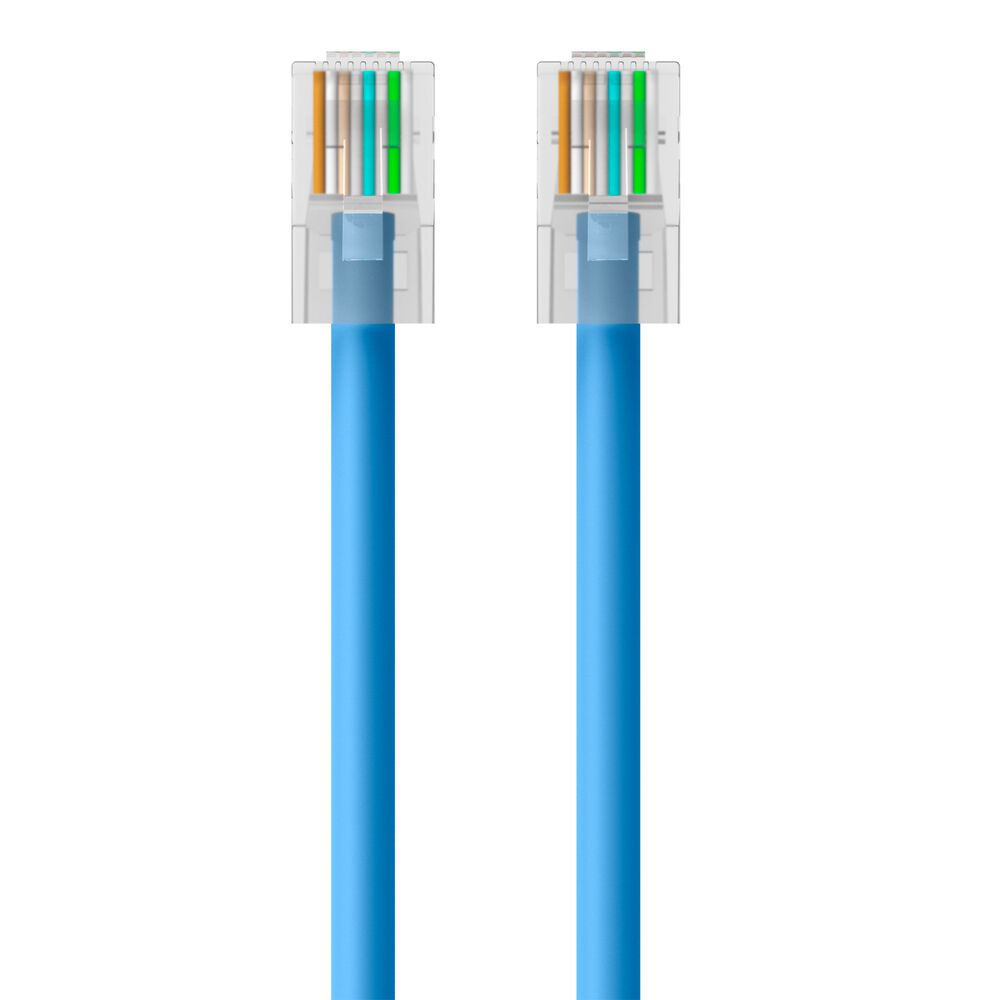 Belkin CAT5e RJ45 Blue Patch Cable - 3ft | Belkin US