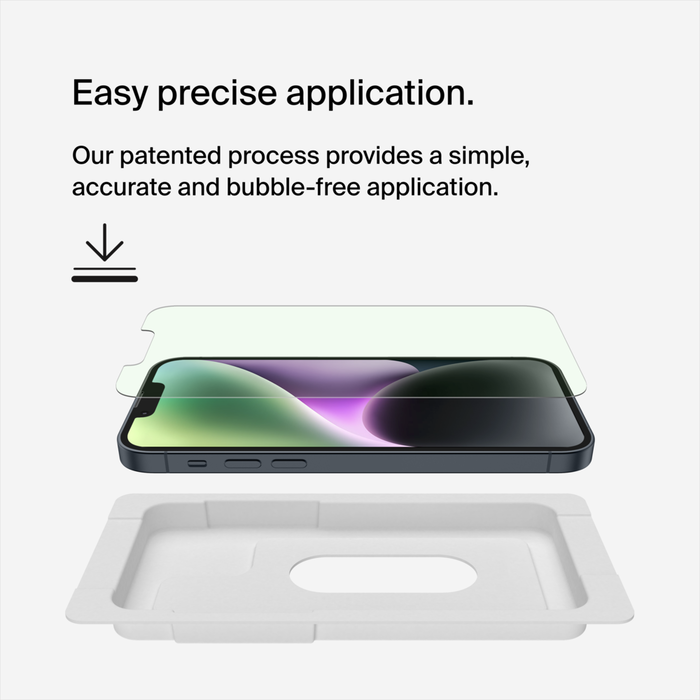 ScreenForce UltraGlass Blue Light Filter Screen Protector for iPhone ...
