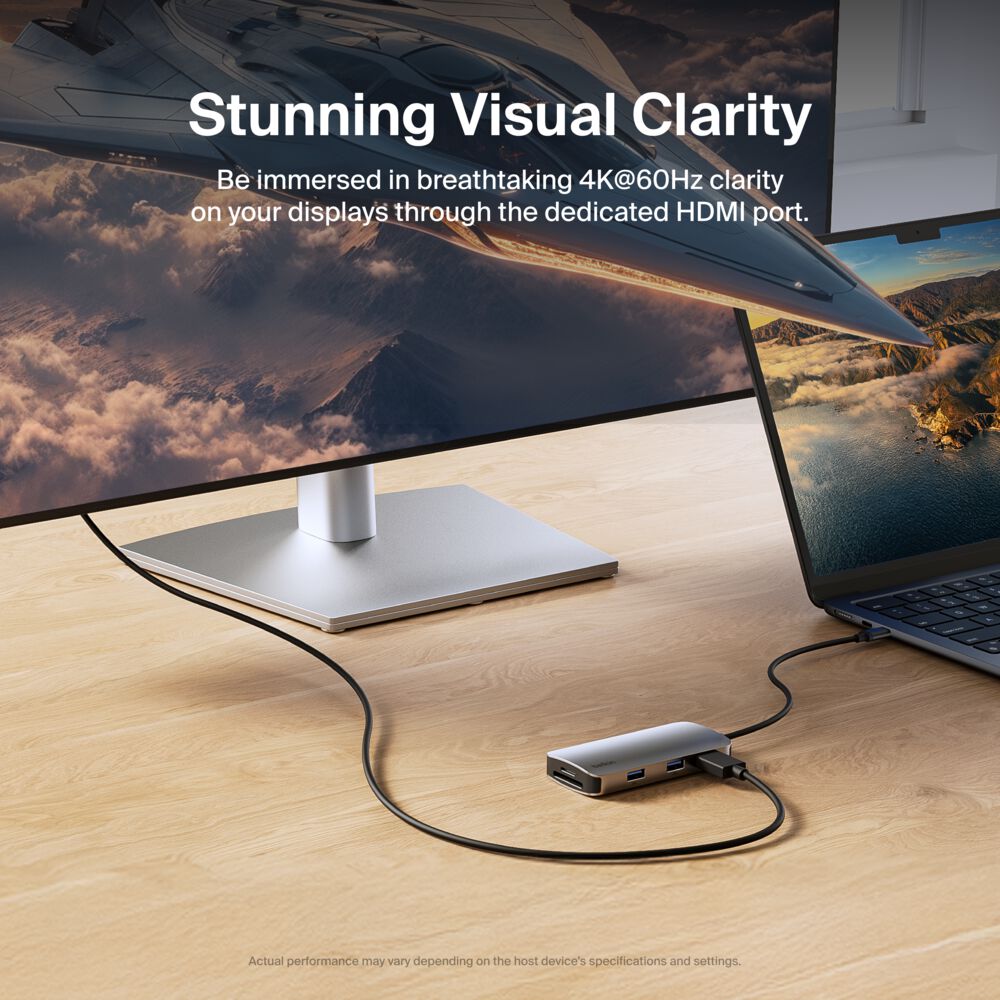 5-in-1 Multiport USB-C Hub, 4K HDMI | Belkin US