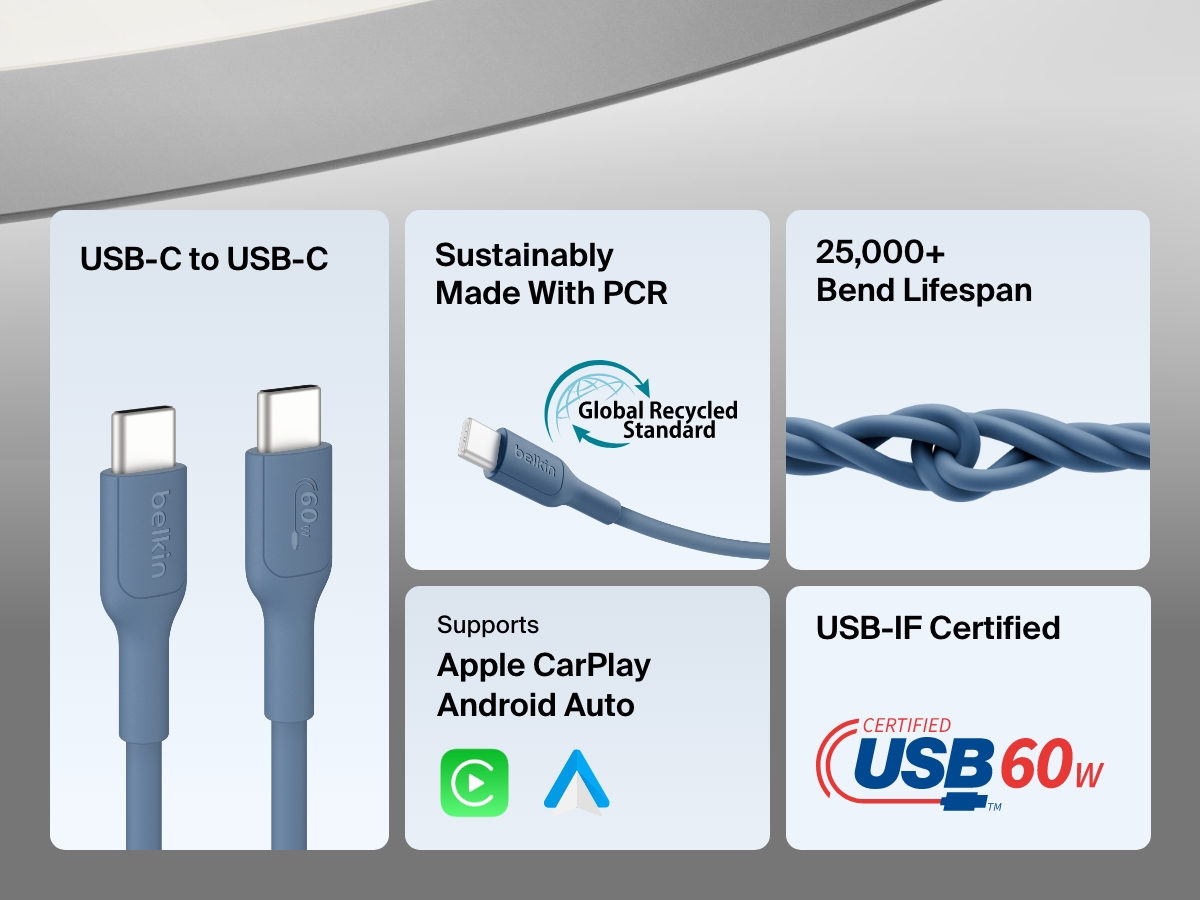 USB-C to USB-C Cable 60W | Belkin PH