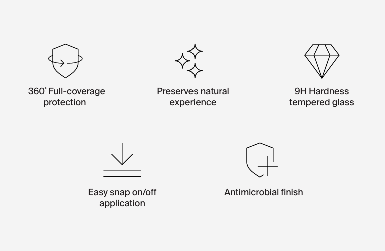 TemperedCurve 2-in-1 Screen Protector for Apple Watch | Belkin US