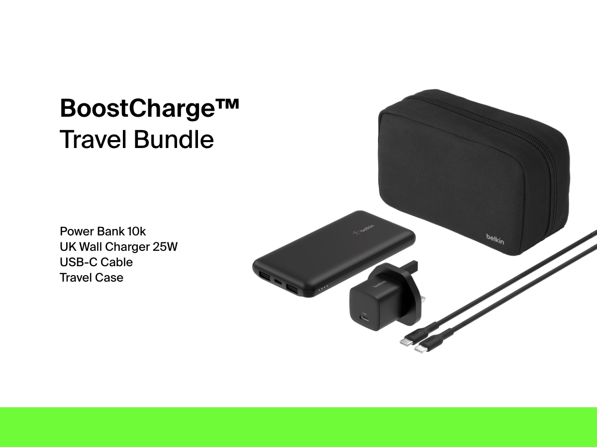 Power Bank, Charger, Cable 3-in-1 Power Bundle | Belkin UK