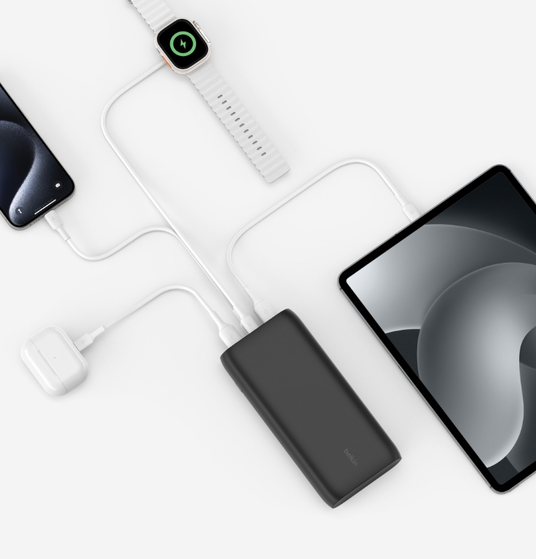 BoostCharge 32W PD PPS 4-Port Power Bank 26K with USB-C and USB-A ...