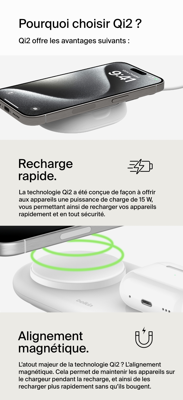 Qu'est-ce que la technologie de recharge sans fil Qi2 et quelles sont ses avantages