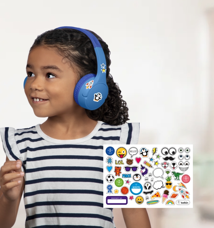 Wireless On-Ear Headphones for Kids | Belkin UK