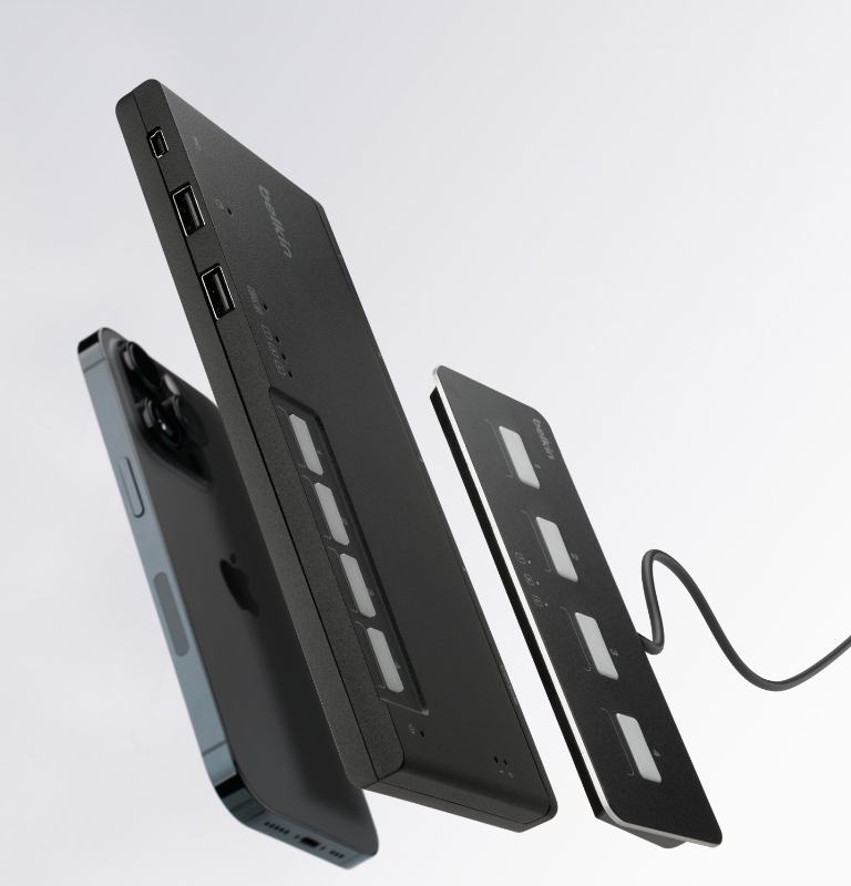 Universal 2nd Gen and Modular SKVM/SKM Remote Control 4-Port | Belkin AU