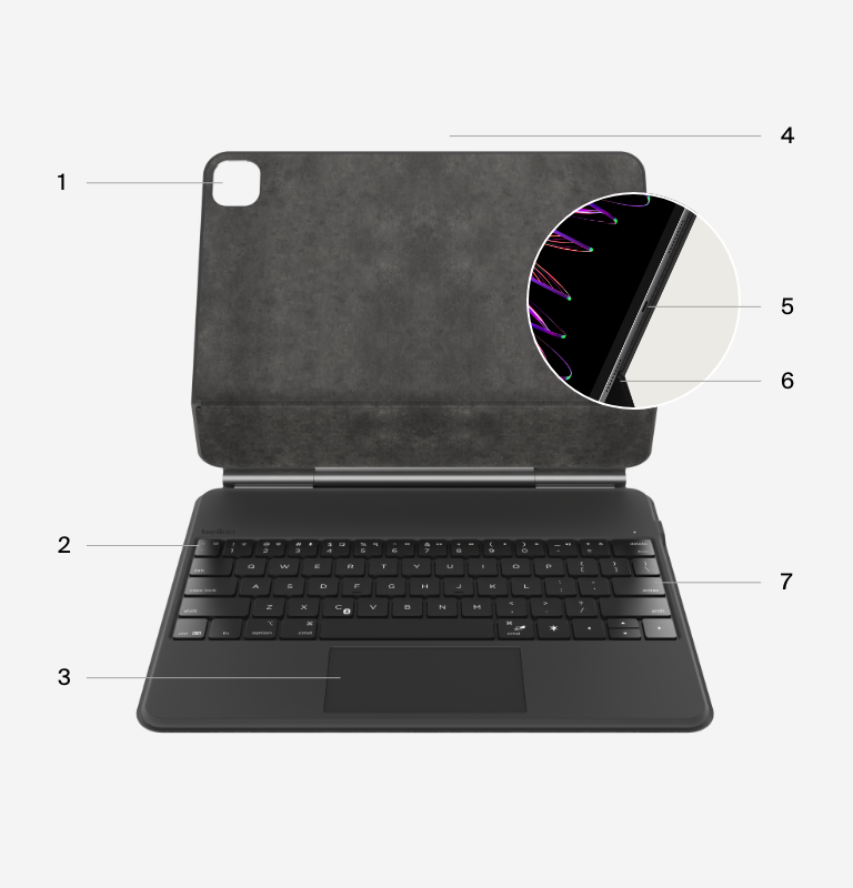 Pro Keyboard Case with Magnetic Stand, Bluetooth Keyboard | Belkin US