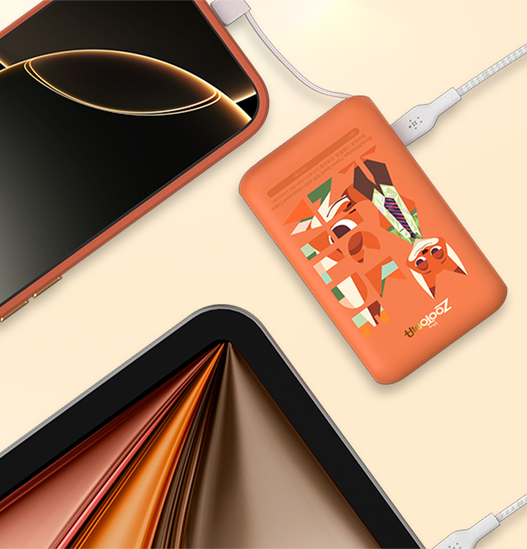 Portable Power Bank with Integrated Cable 10K (Disney Collection ...