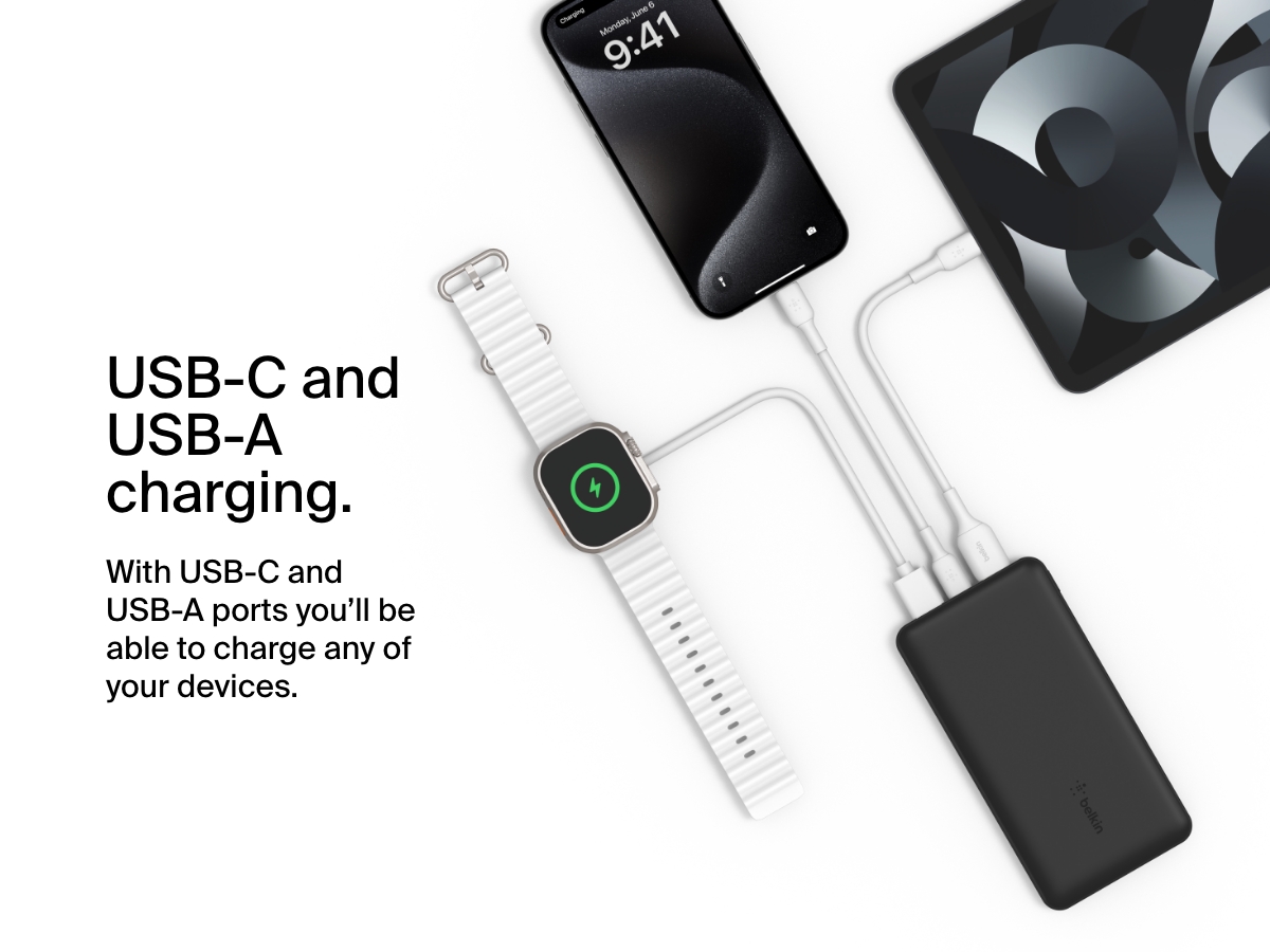 Power Bank, Charger, Cable 4-in-1 Power Bundle | Belkin UK