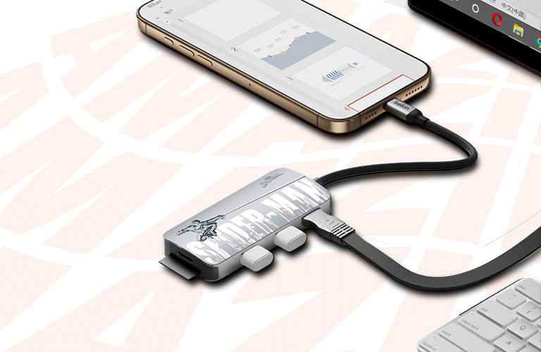 5-in-1 Multiport USB-C Adapter, USB-C Hub, 4K HDMI (Marvel Collection ...