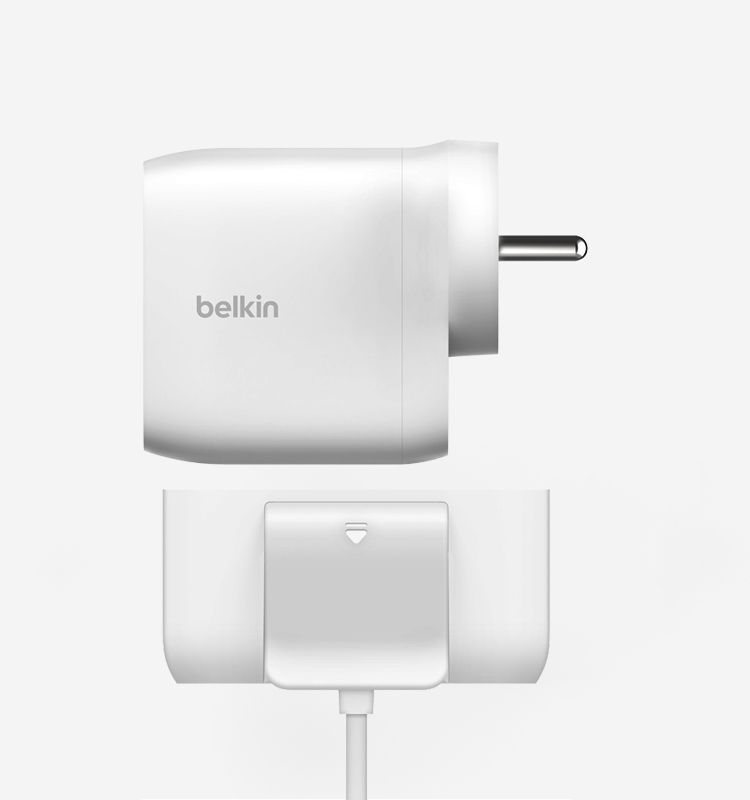 USB-C® Wall Charger with PPS 60W + 4-Port USB Power Extender | Belkin IN