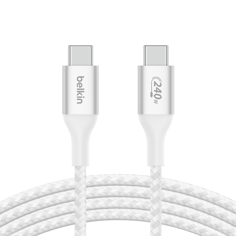 Braided USB-C to USB-C Power Supply Cable 240W | Belkin AU