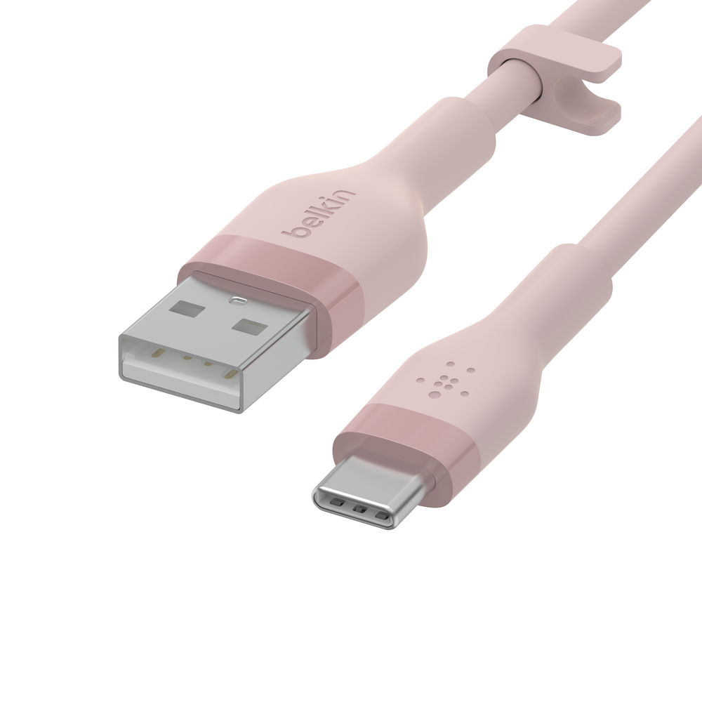 Belkin BoostCharge Flex Silicone USB-A to USB-C Cable | Belkin TH