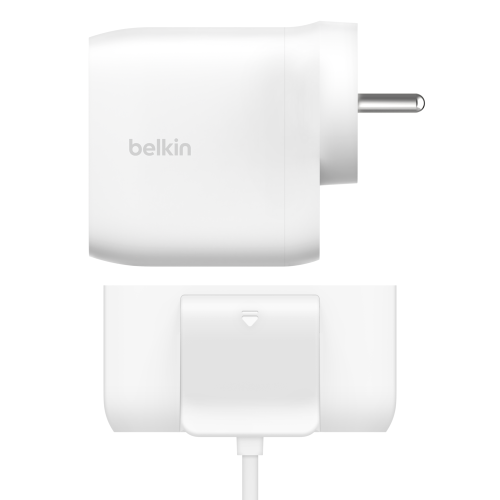 USB-C® Wall Charger with PPS 60W + 4-Port USB Power Extender | Belkin IN