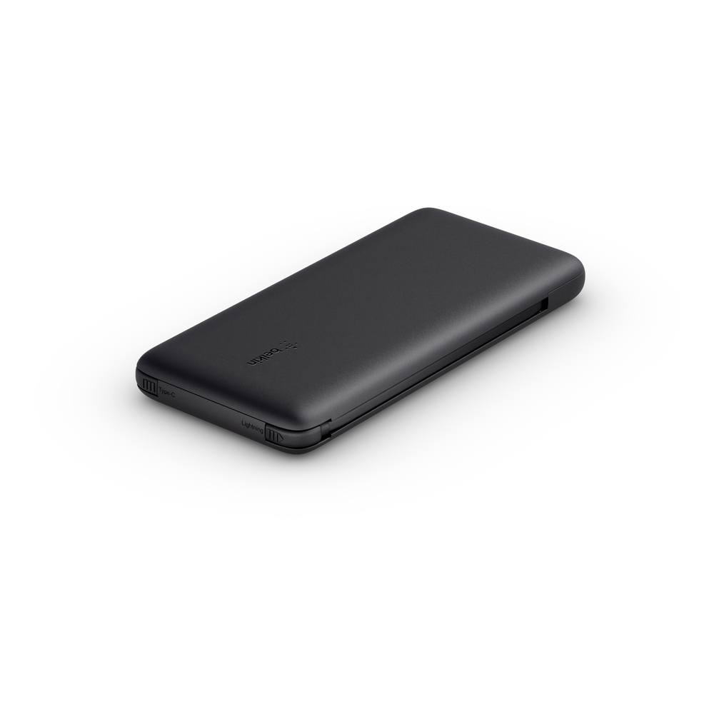 10K USB-C PD Power Bank with Integrated Cables | Belkin US