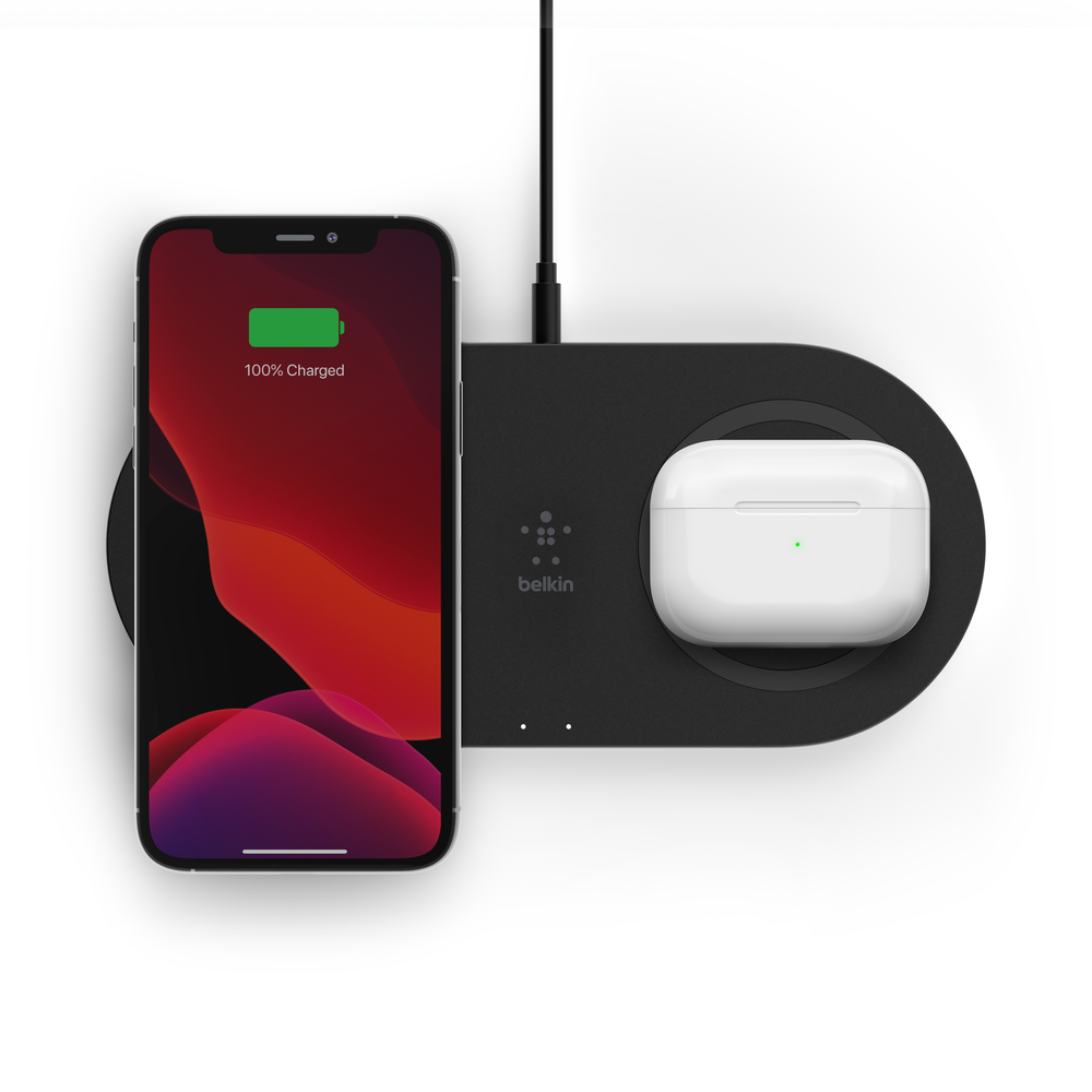 15W Dual Wireless Charging Pads, Fast Charger | Belkin | Belkin SG