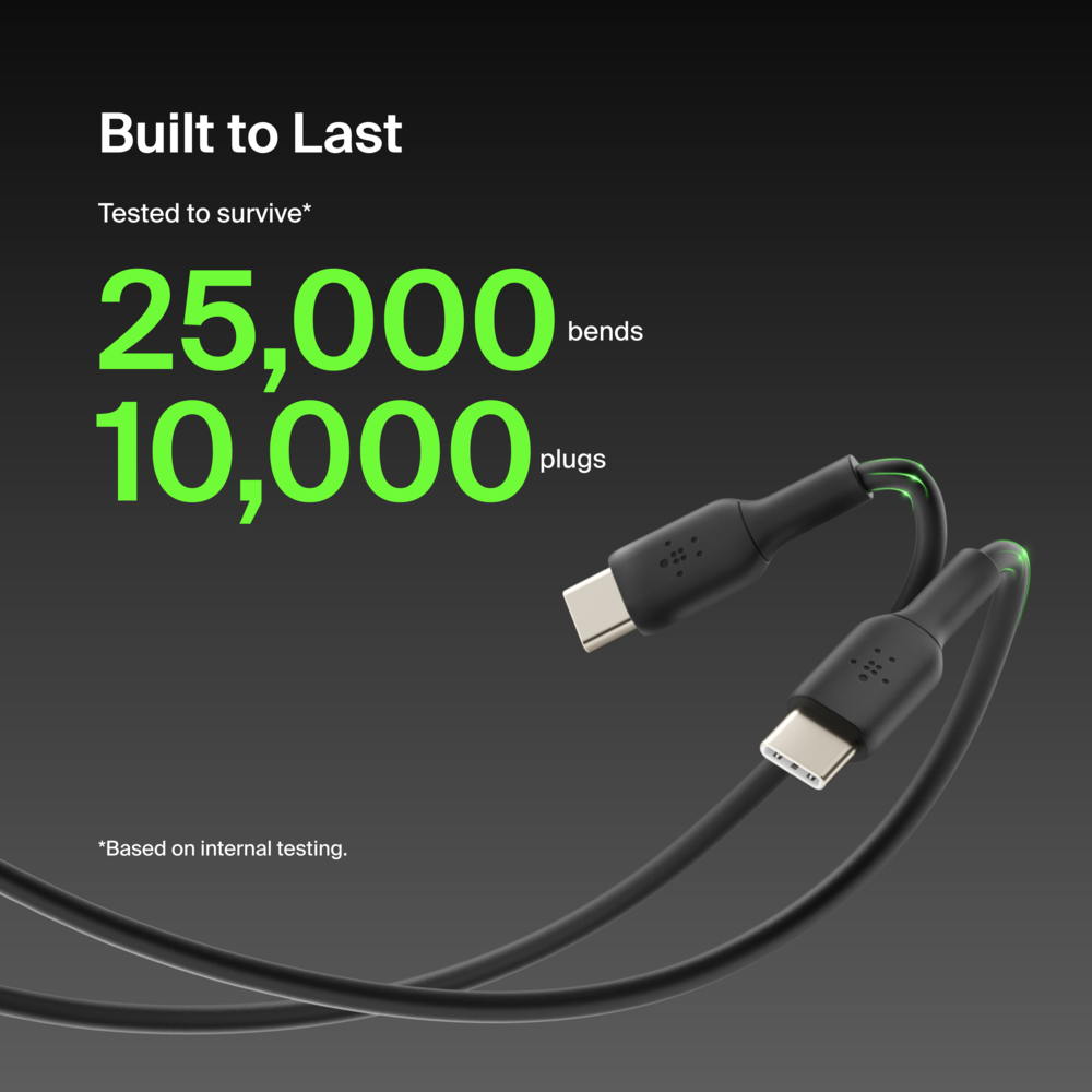 Cable USB-C a USB-C (1 m, negro) | Belkin | Belkin ES