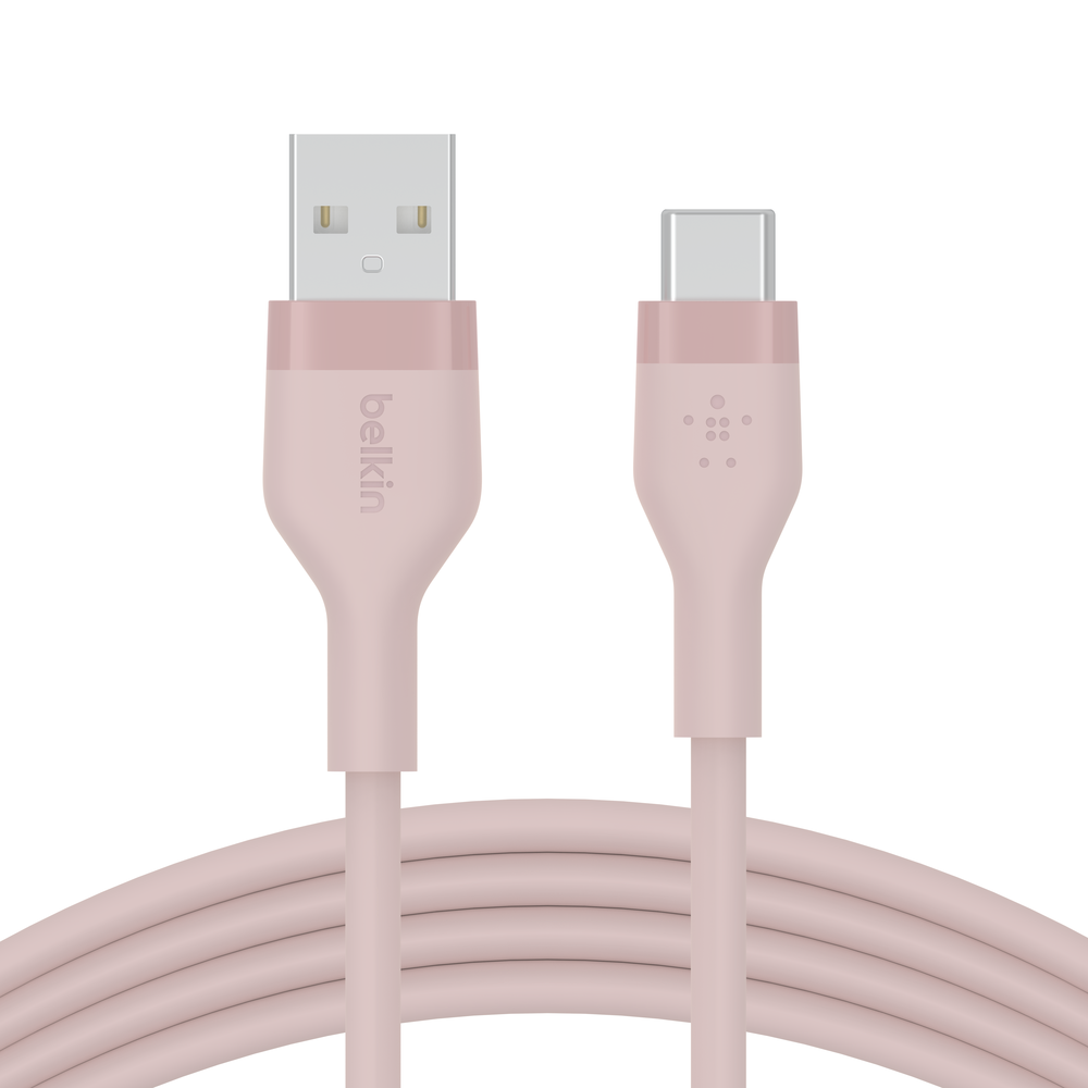 Belkin BoostCharge Flex Silicone USB-A to USB-C Cable | Belkin TH