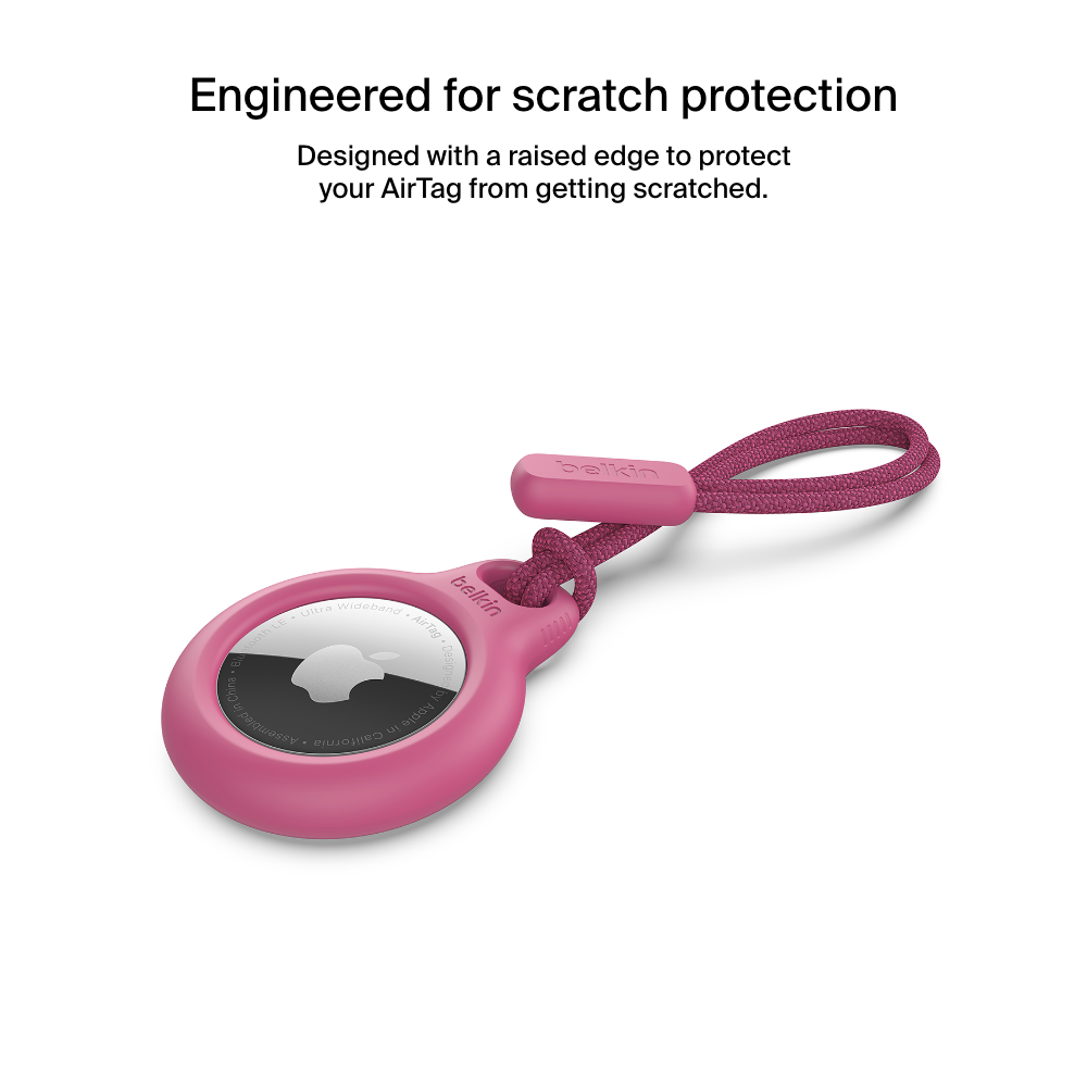 Secure AirTag Holder with Strap, AirTag Luggage Tag | Belkin US
