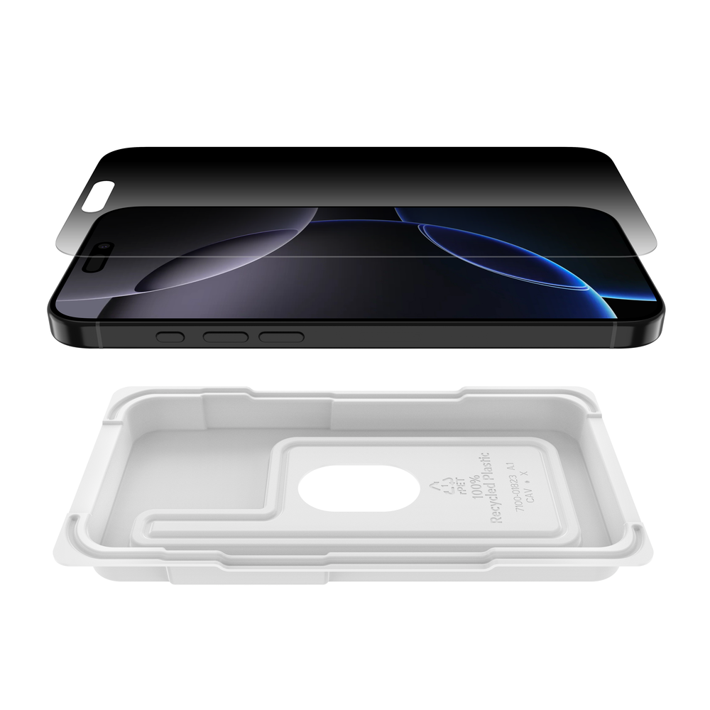 InvisiGlass Privacy Screen Protector for iPhone 16 Pro Max | Belkin UK