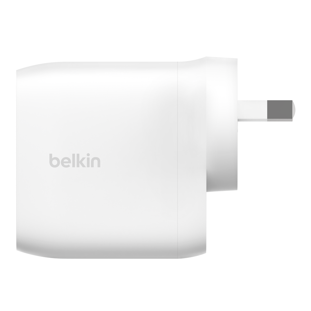 Dual USB-C Wall Charger with PPS 60W | Belkin AU