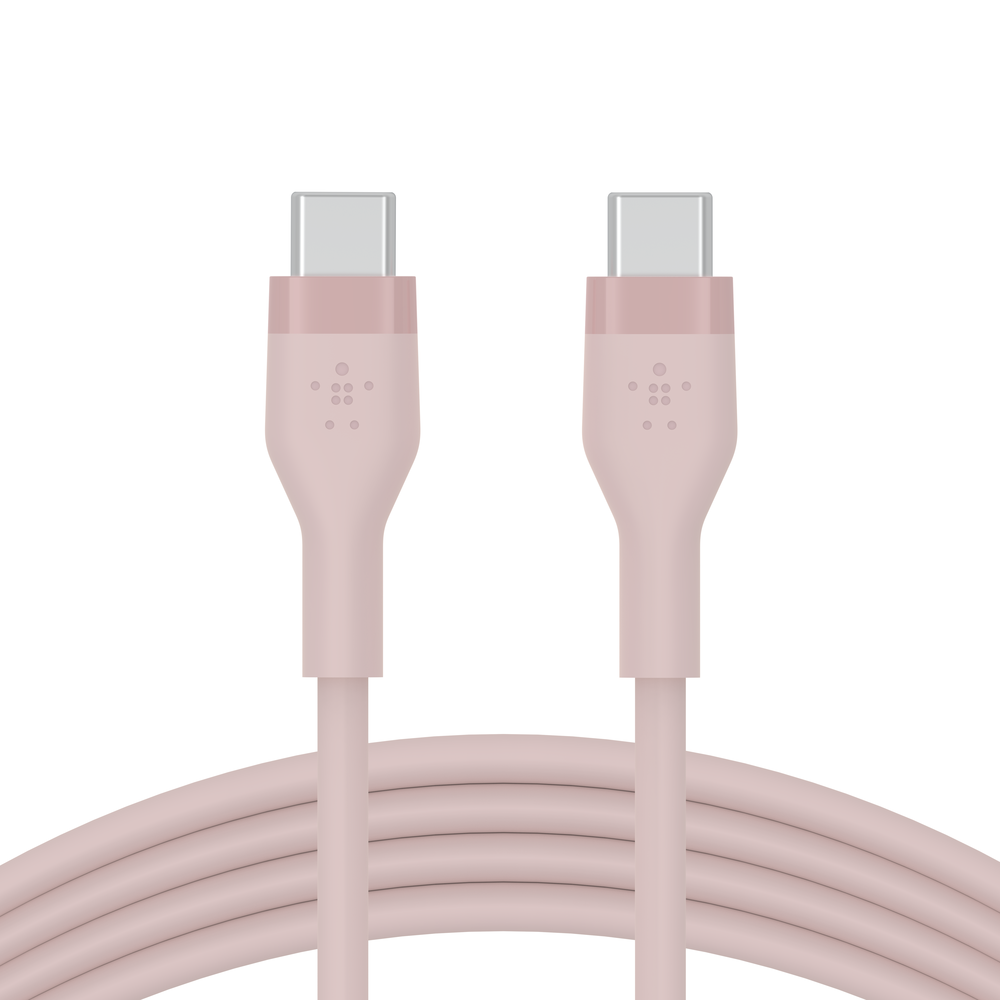 BoostCharge Flex Silicone USB-C to USB-C Fast Charging Cable | Belkin TH