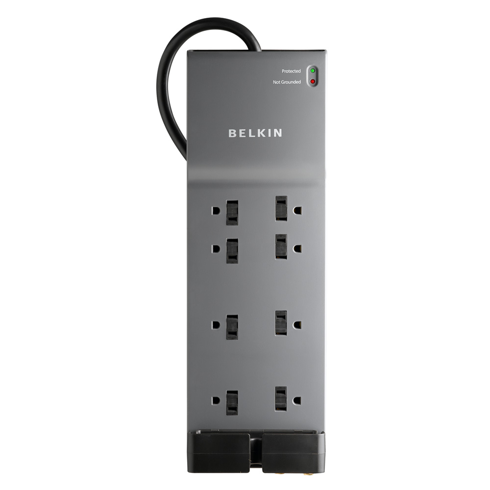 8 Outlet Home/Office Surge Protector with telephone protection | Belkin US