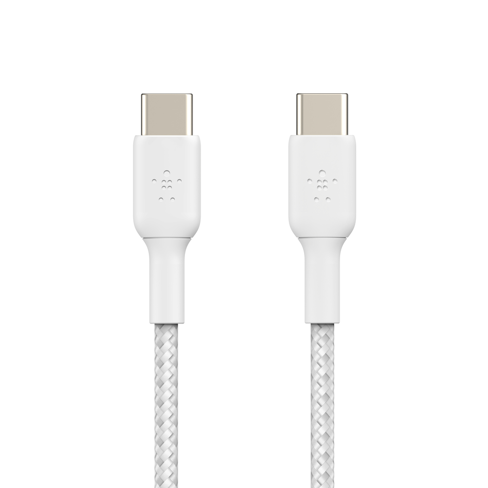 BoostCharge Braided USB-C to USB-C Cable 60W (2m / 6.6 ft) | Belkin ...