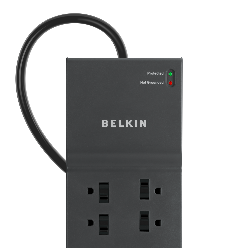 Belkin 8 Outlet Home/Office Surge Protector with coaxial protection ...