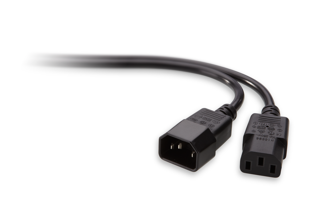 PRO Series Computer-Style AC Power Extension Cable | Belkin CA