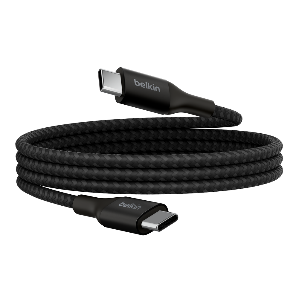 BoostCharge Braided USB-C to USB-C Power Supply Cable 240W | Belkin MY ...