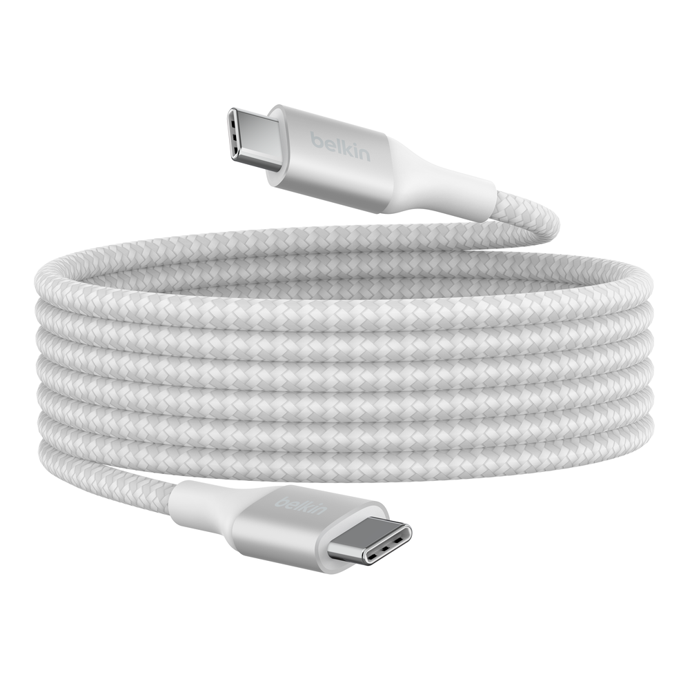 BoostCharge Braided USB-C to USB-C Power Supply Cable 240W | Belkin IN ...