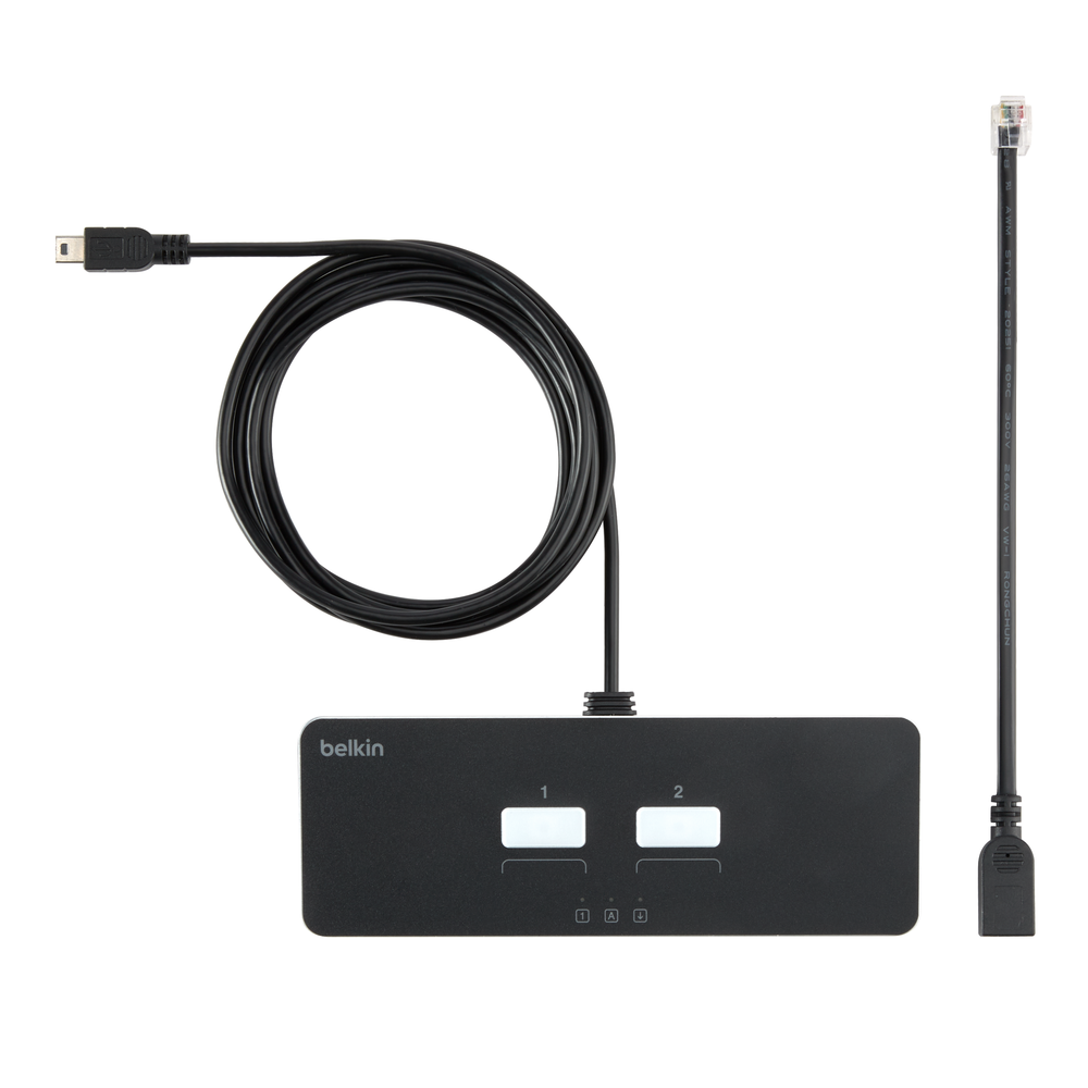 Universal 2nd Gen and Modular SKVM/SKM Remote Control 2-Port | Belkin AU