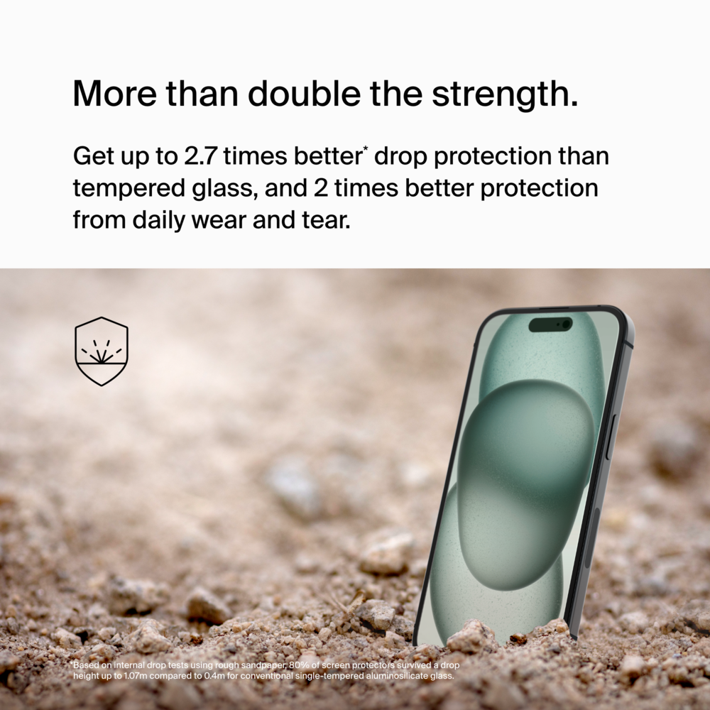 iPhone 15 screen protector with blue light filter | Belkin US