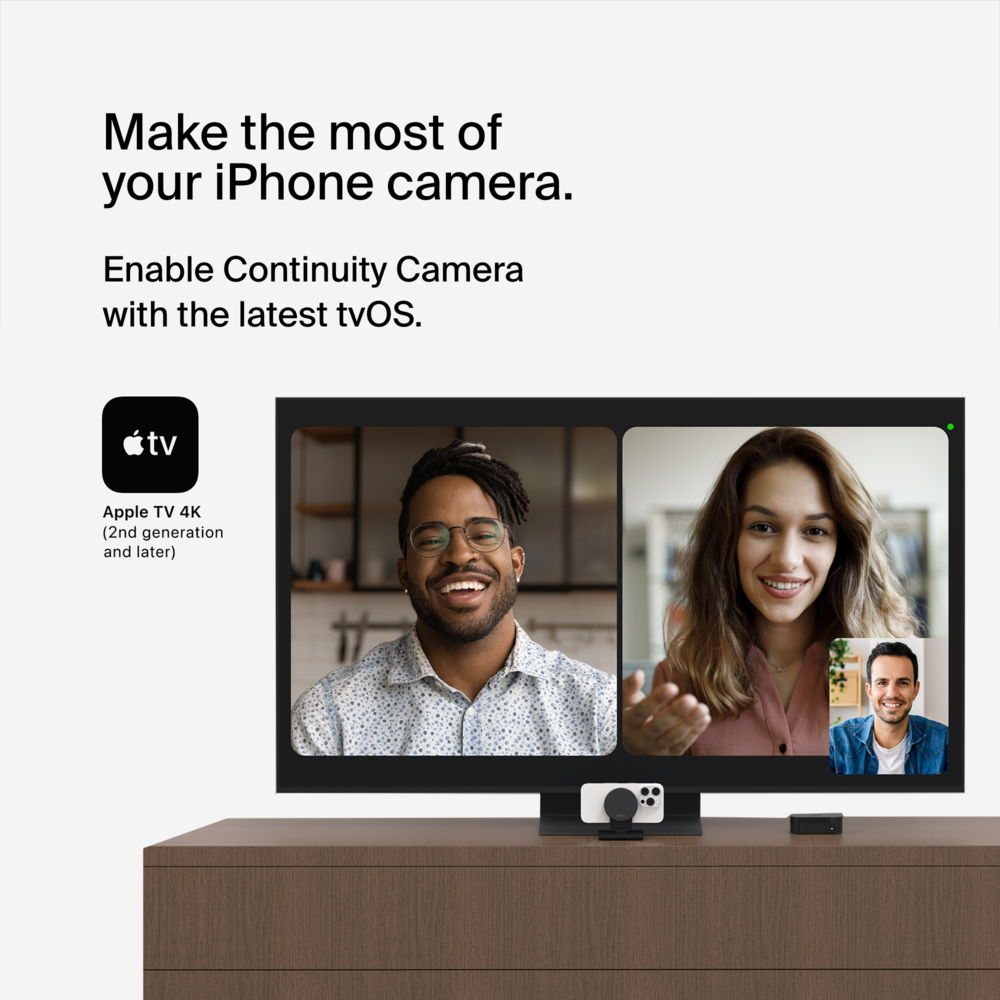 Continuity camera mount for Apple TV | MagSafe compatible | Belkin US