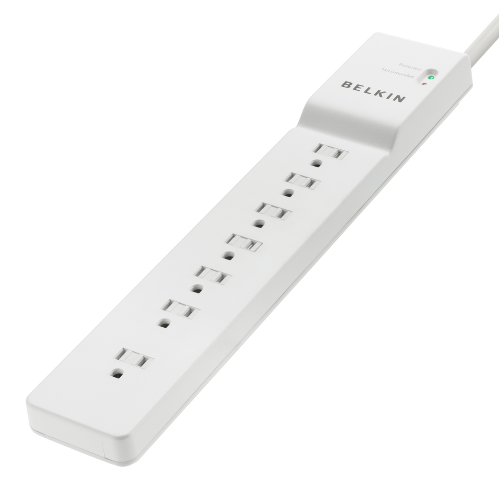 7-Outlet Commercial Surge Protector 7' Cord | Belkin US