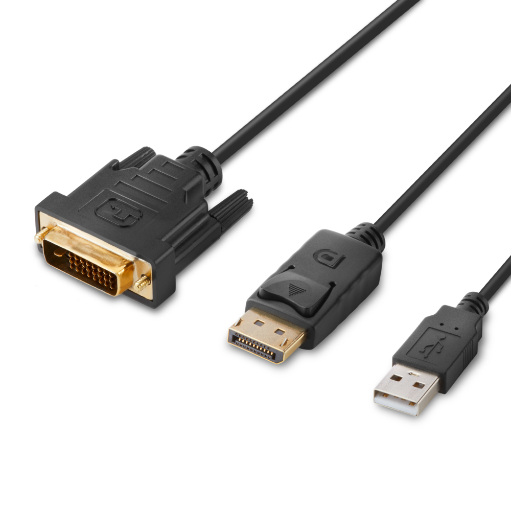 Modular DVI & DP Dual Head Host Cable - 6ft / 1.8m | Belkin | Belkin DE
